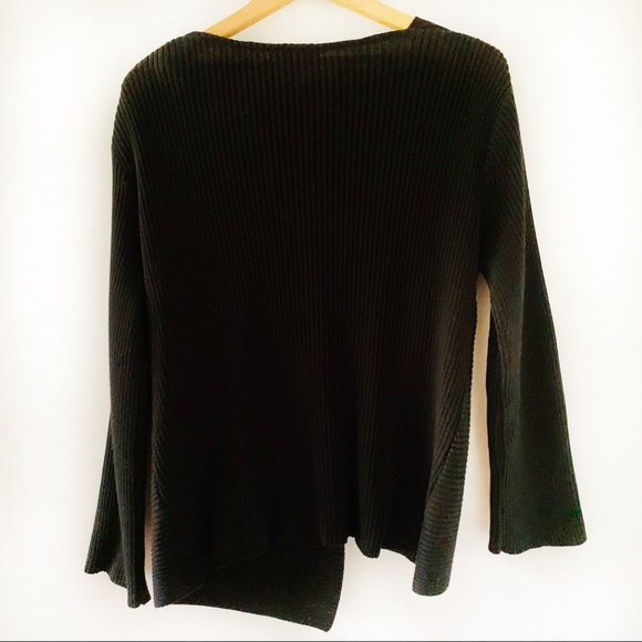 Putorti | Sweaters | Putorti Asymmetrical Vneck Black Sweater Xl | Poshmark